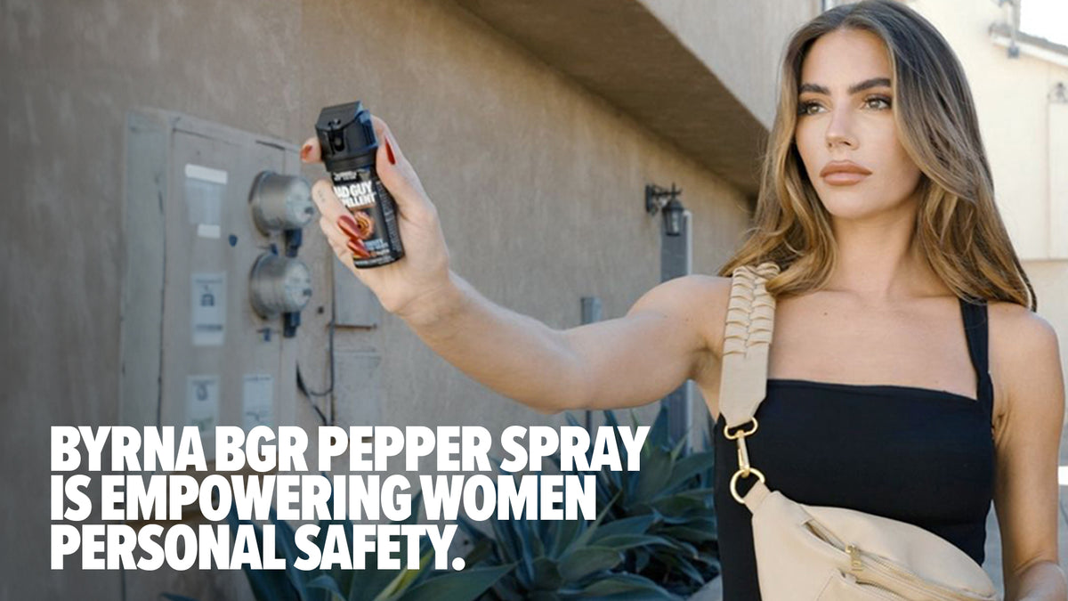 BYRNA BGR PEPPER SPRAY IS EMPOWERING WOMEN PERSONAL SAFETY. – Byrna ...